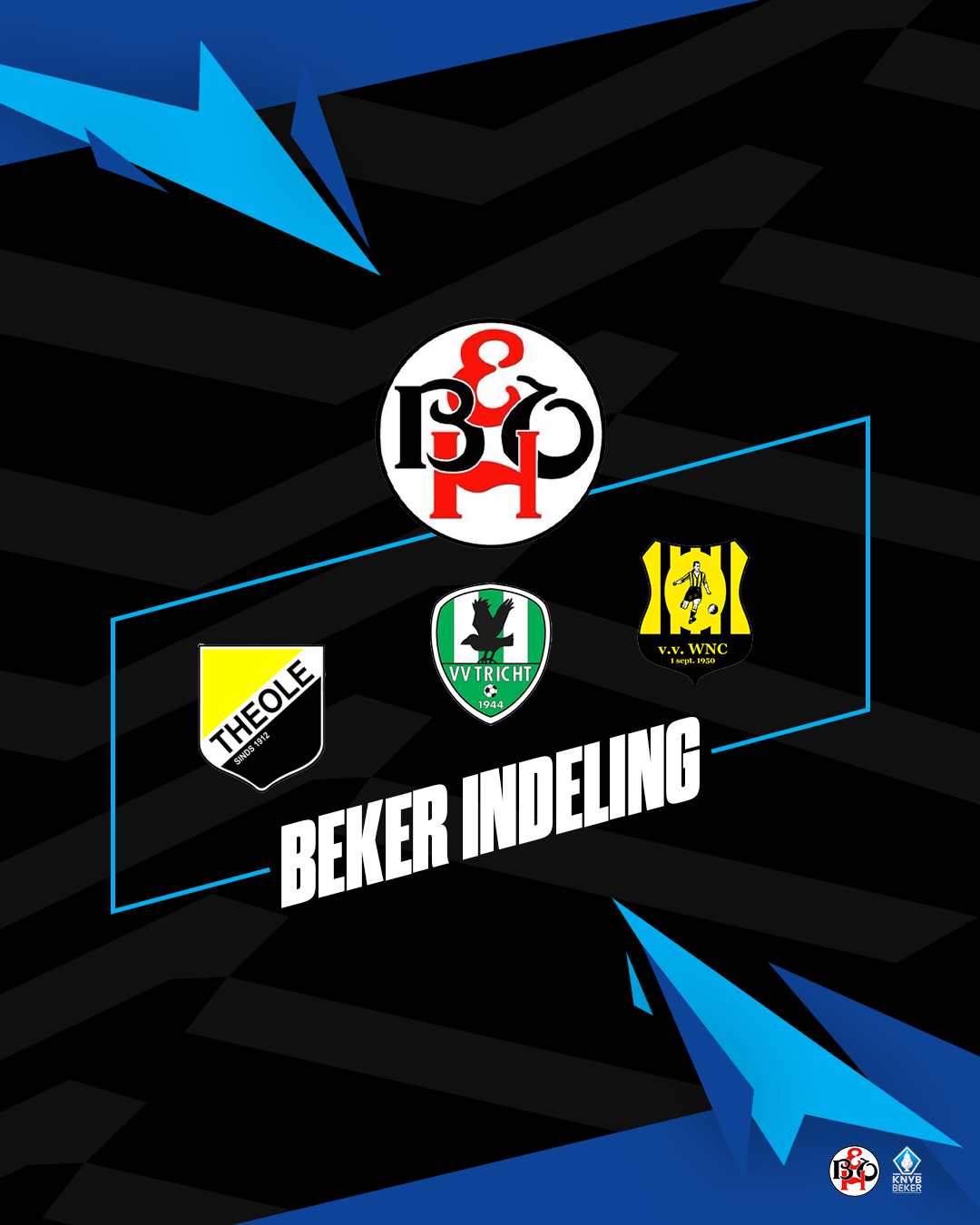 | Indeling beker 2023/’24 bekend