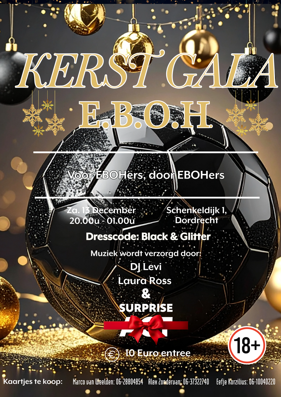 | EBOH Kerstgala zaterdag 13 december